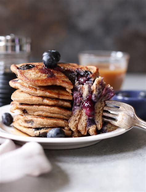 Blueberry Banana Oatmeal Pancakes Recipes By Serena