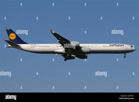 Frankfurt Germany February 27 2016 Lufthansa Airbus A340 600 Is