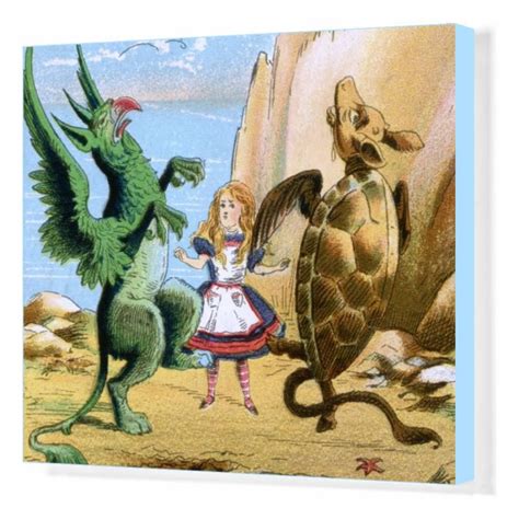 Print Of Alice In Wonderland Gryphon And Mock Turtle Alice In