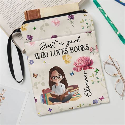 Just A Girl Who Loves Books Personalized Book Sleeve Macorner