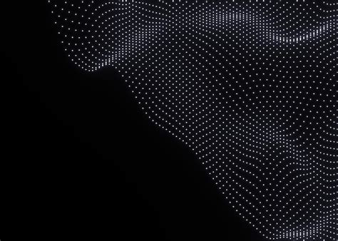 Premium Photo Technology Abstract White Background With Flowing Glowing Particles Dark Background