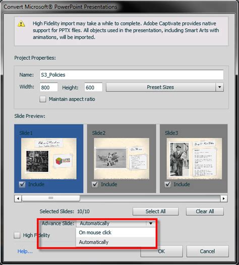 Slides Not Advancing Adobe Community 5796124