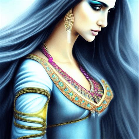 Arabian Princess Portrait Creative Fabrica