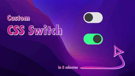 Css Switch In 5min Youtube