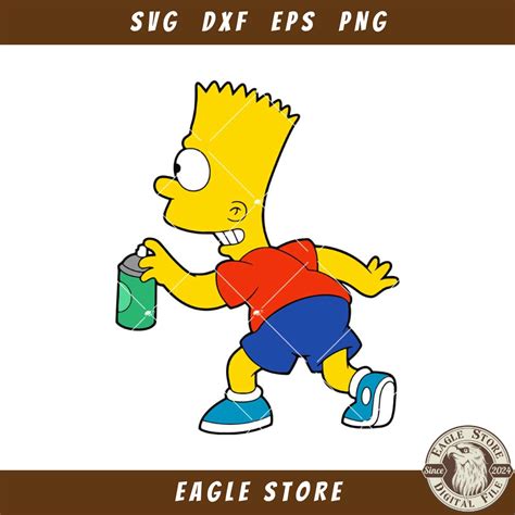 Bart Simpson Svg Naughty Svg Sneak Svg Disney Svg Cute Inspire Uplift