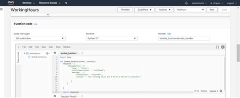Creating a Chatbot using Amazon Lex Service: Day 2 (AWS Lambda ...
