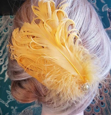 Gold Feather Headpiece