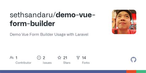 GitHub Sethsandaru Demo Vue Form Builder Demo Vue Form Builder Usage With Laravel