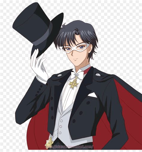 Mamoru Chiba Tuxedo Mask Sailor Venus Sailor Moon Sailor Senshi Tuxedo Mask Png Download