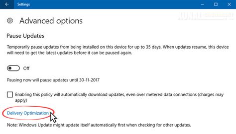 Windows 10 Fall Creators Update Allows You To Optimize The Update Bandwidth Kunal Chowdhury