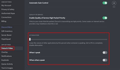 Discord How To Enable Voice Attenuation Technipages