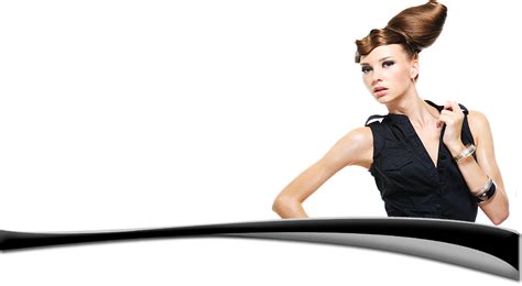 Download Hair Models Application Model Salon Png Full Size Png