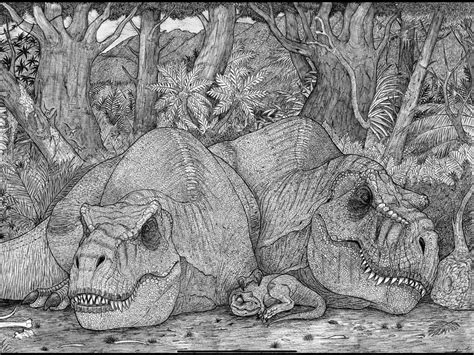 Jurassic Park Coloring Pages Blue 2025