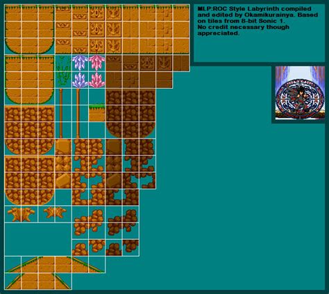 Mlproc Style Labirynth Zone Tileset By Okamikurainya On Deviantart