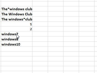 Cómo buscar y reemplazar caracteres comodín en Excel