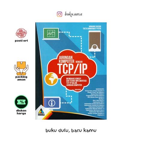 Jual Buku Jaringan Komputer Dengan Tcp Ip Membahas Konsep Dan