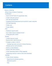 MSDocs Failover Clustering Pdf Contents Failover Clustering What S New In Failover Clustering