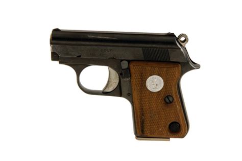 Colt Junior Cal .25 SN:39047CC Semi-auto, pocket pistol, base on the ...