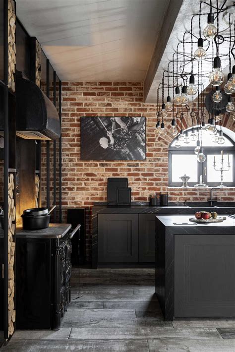 5 Inspirasi Dapur Warna Hitam Yang Elegan Tidak Terkesan Pengap Panduan And Rujukan