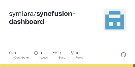 Github Symlara Syncfusion Dashboard