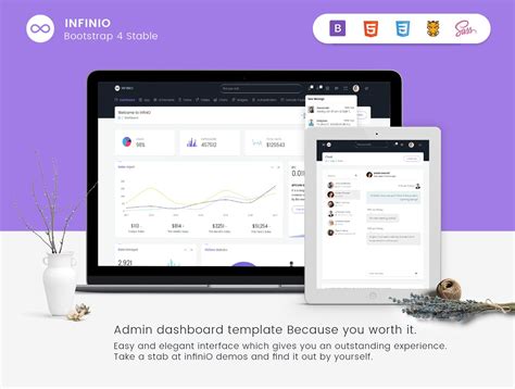 Infinio Bootstrap 4 Admin Dashboard Template By Thememakker Codester
