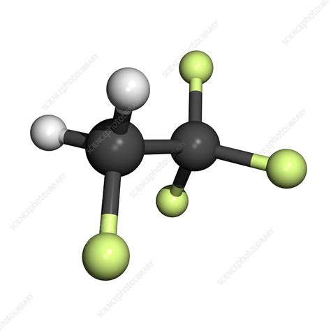 Tetrafluoroethane Molecule Stock Image A654 0062 Science Photo Library
