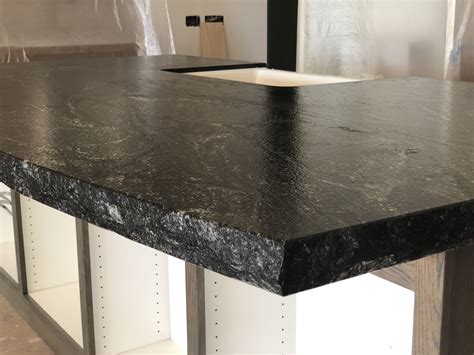 Leather Black Granite Countertop