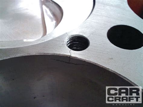 cracked engine block crack repair hot rod network