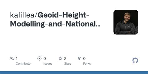 Github Kalilleageoid Height Modelling And National Height Systems