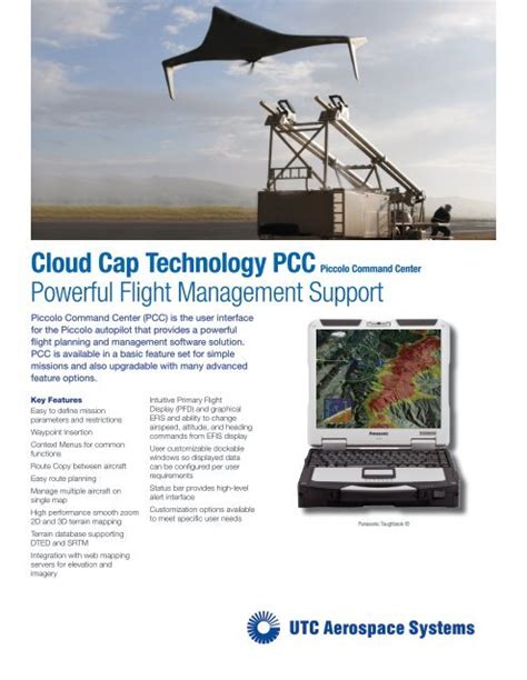 Piccolo Command Center Data Sheet Cloud Cap Technology
