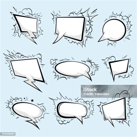 음성 거품 팝 아트 만화 스타일입니다 패션 스케치 디자인 손으로 그린 벡터 그림입니다 개념에 대한 스톡 벡터 아트 및 기타