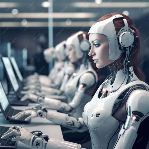 Premium Ai Image Robot Virtual Assistant Robot Writing A Robot
