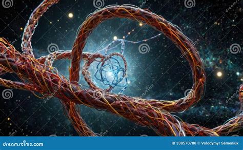 Understanding Quantum Entanglement Through Visual Representation Of Connected Particles Royalty