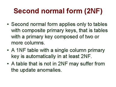 normalization overview earliest formalized database design technique and