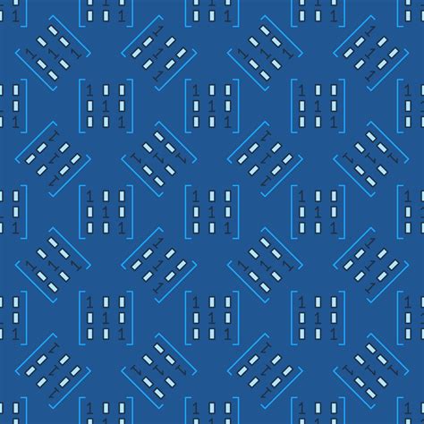 Math Matrix Vector Mathematics Sciecnce Concept Blue Seamless Pattern