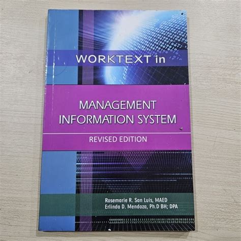 Worktext In Management Information System Revised Edition By San Luis Shopee Philippines
