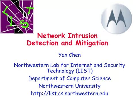 PPT Network Intrusion Detection And Mitigation PowerPoint Presentation ID