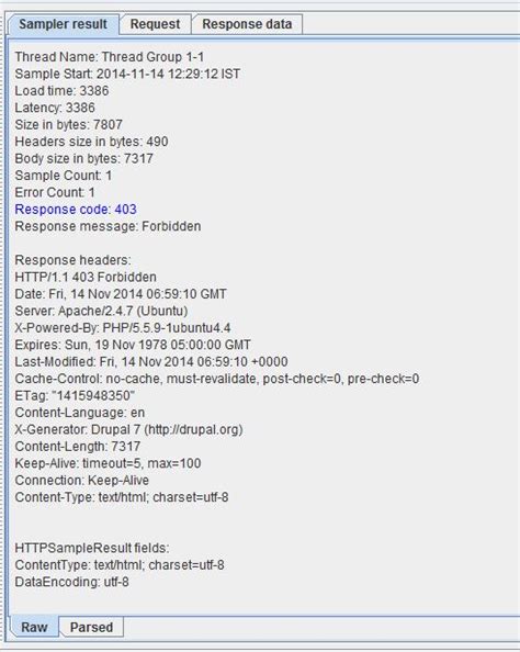 Java Forbidden Response In Post Request Jmeter Stack Overflow