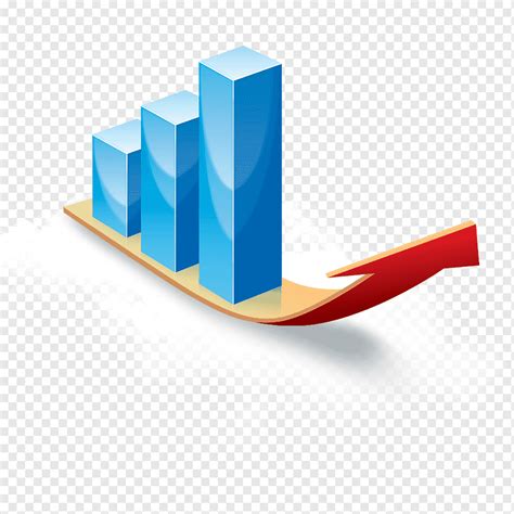 화살표 통계 그래픽 블록 화살표 푸른 각도 회사 Png Pngwing