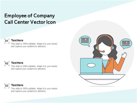 Employee Of Company Call Center Vector Icon Ppt Powerpoint Presentation