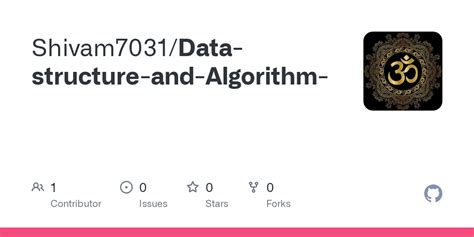 GitHub Shivam Data Structure And Algorithm
