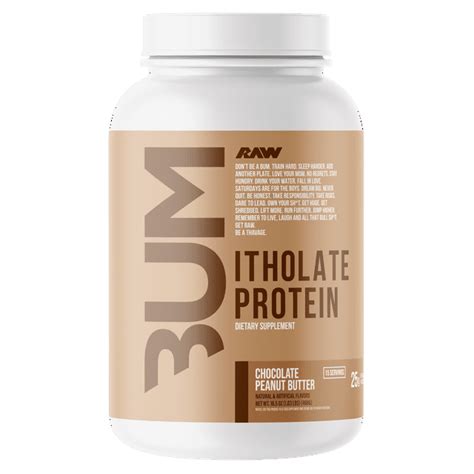 Raw Nutrition Bum Itholate Protein Powder Growth And Recovery Chocolate