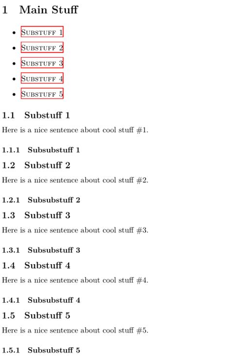 Table Of Contents Can I Limit The Scope Of A ToC Depth Change For A Local ToC