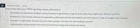 Solved 22Multiple Choice 1 ﻿pointWhich of the following is | Chegg.com