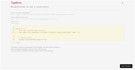 pixi js sandbox codesandbox
