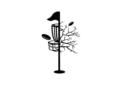 Disc Golf Vector Art