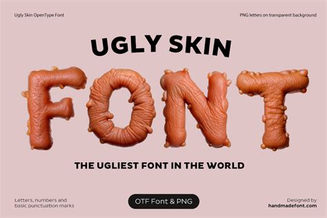 Ugly Skin Font Behance