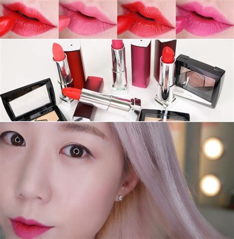 메이블린 뉴욕 파우더 매트 립스틱 봄 아이섀도우 3d 아이팔레트로 봄 메이크업 완성 네이버 블로그