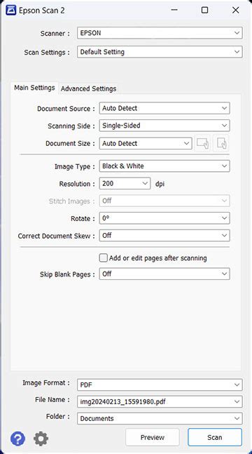 Starting A Scan Using The Epson Scan 2 Icon