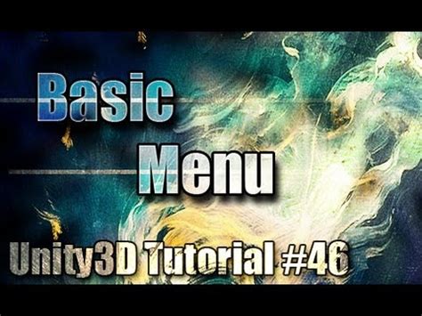 Unity D Tutorial Basic Menu Free Script Included YouTube